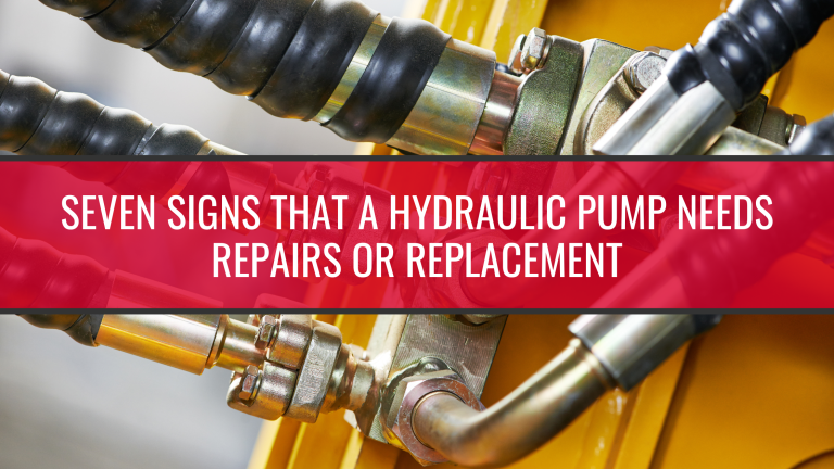 7 Signs that a Hydraulic Pump Needs Repairs or Replacement - Flickinger ...