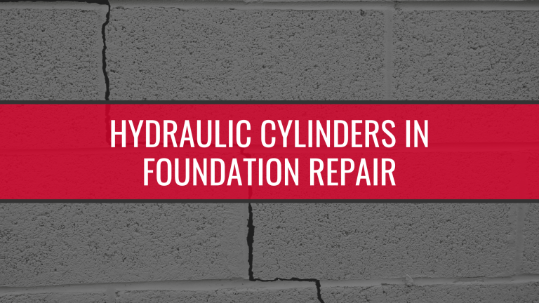 Hydraulic Cylinders in Foundation Repair - Flickinger Machine LLC