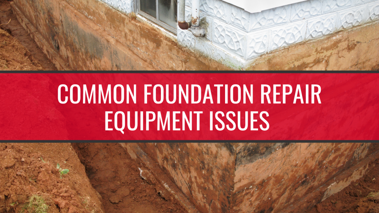 Common Foundation Repair Equipment Issues - Flickinger Machine LLC