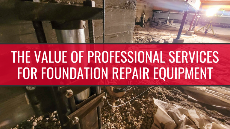 The Value of Professional Services for Foundation Repair Equipment ...